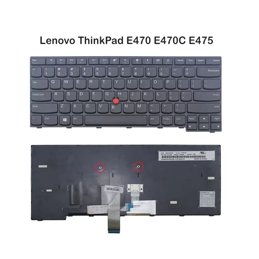 Lenovo Thinkpad E470 E470C E475 01AX080 01AX040 01AX000 SN20K93235 Laptop Keyboard | Shopee Malaysia