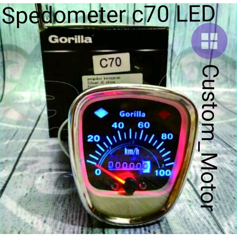 Speedo LED speedometer C70 - Best honda C70 LED digital speedometer ...