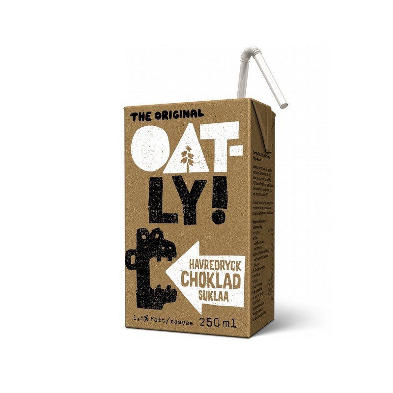 Oatly Chocolate Edition Oat Milk 250ML X 18 packs (100% Vegan) | Shopee ...
