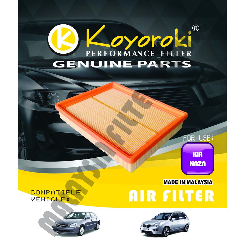 KIA NAZA CARENS/RONDO/CITRA(UN) OPTIMA(MG) PENAPIS AIR FILTER RKI-2G000 ...