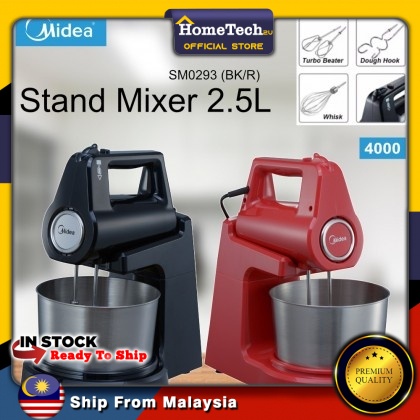 Midea Stand Mixer Hand Mixer 400W SM0293-BK SM0293-R HM0273 | Shopee ...