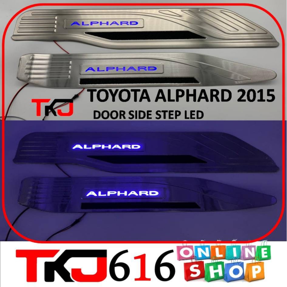 TOYOTA ALPHARD DOOR SIDE STEP LED | Shopee Malaysia