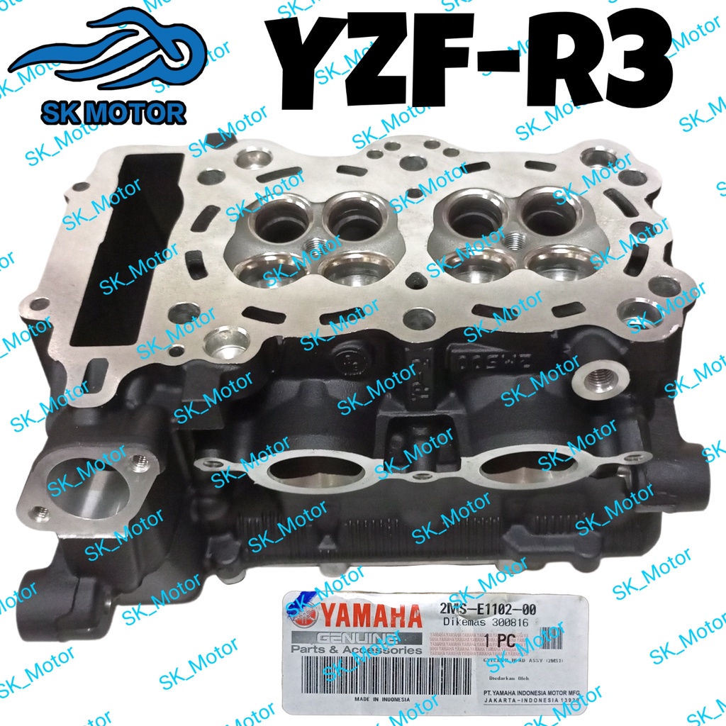 Yamaha YZF-R3 R3 Original Cylinder Head Assy 2MS-E1102-00 R25 Upgrade ...