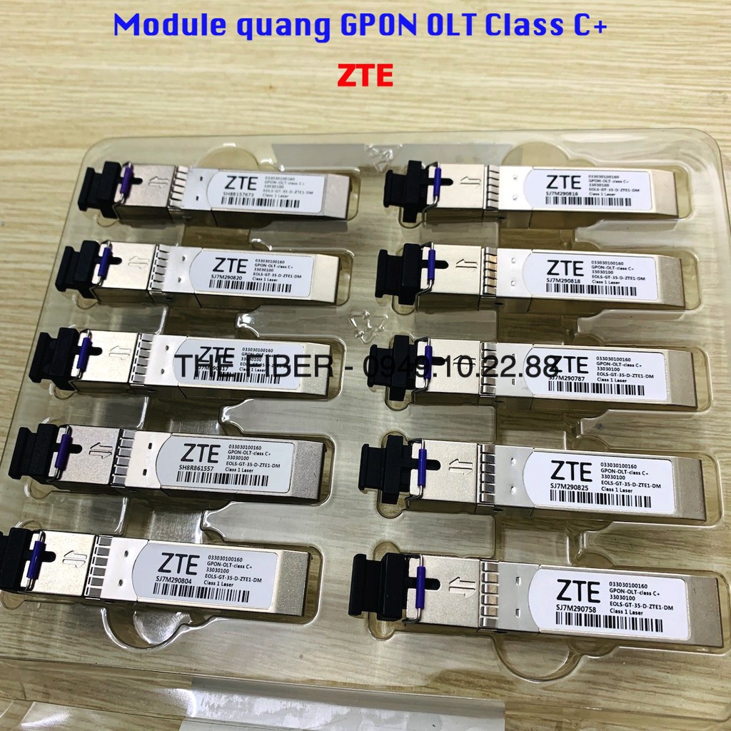 Sfp GPON OLT ZTE Class C+ Optical Module (Only for use at home and ...