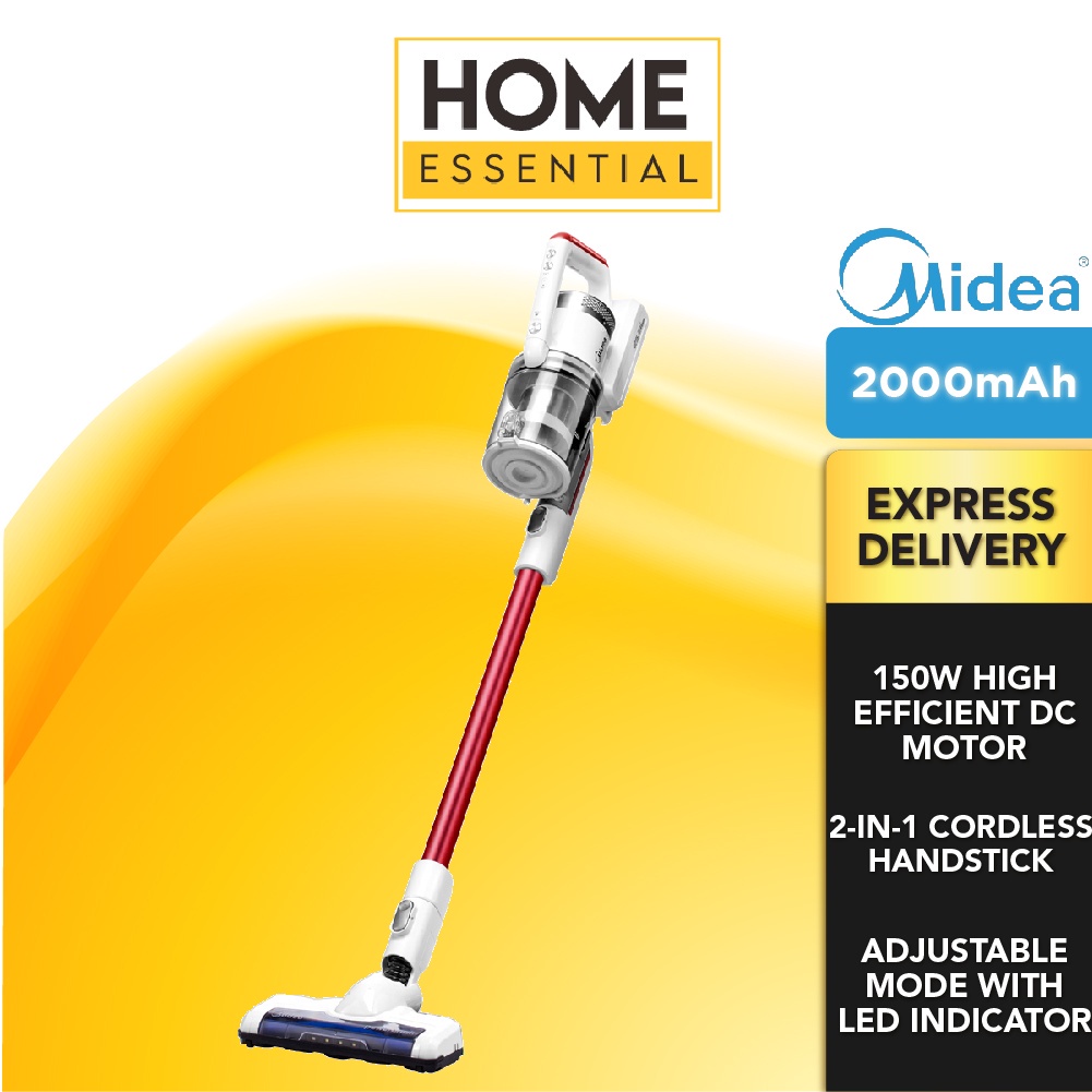 Midea 2 In 1 Cordless Vacuum Cleaner MVC-V18P | Shopee Malaysia