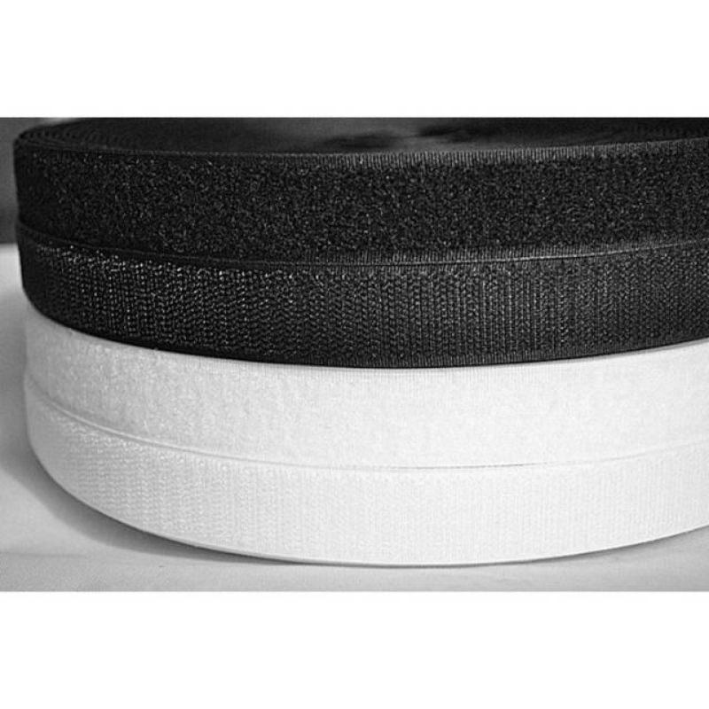 Velcro Hitam/Putih 1 inci (1 gulung) (25 meter sepasang) | Shopee Malaysia