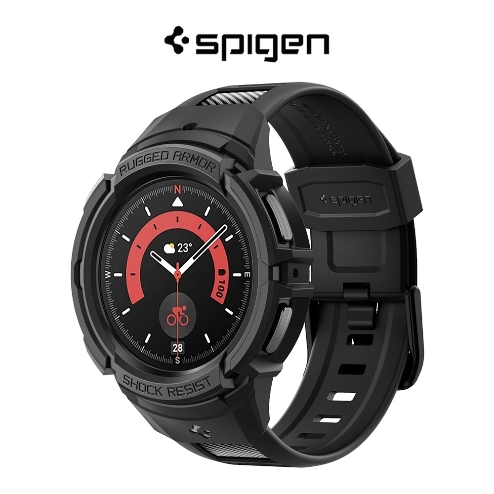 Spigen Samsung Watch 5 Pro Case (45mm) Rugged Armor Pro Samsung Galaxy ...