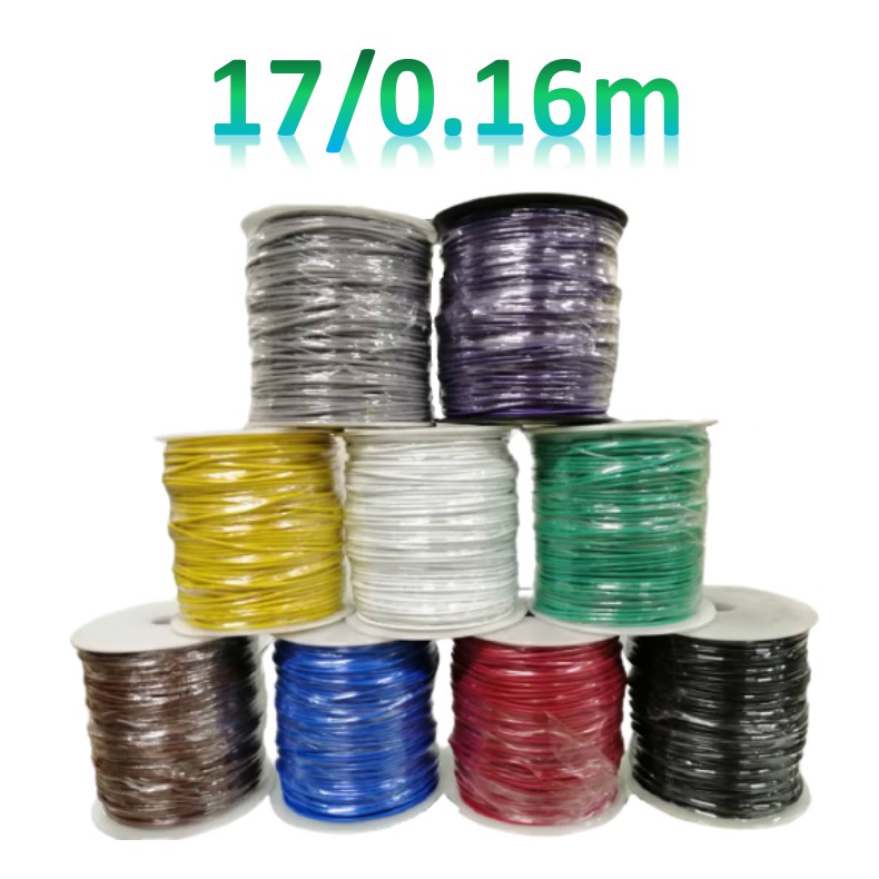 Single Core Multi Strand Signal Wire 17/0.16mm - 1 Roll (100 Meter ...