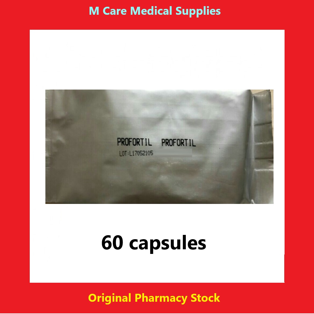 PROFORTIL (60 Capsules )- Improvement of sperm quality & quantity ...