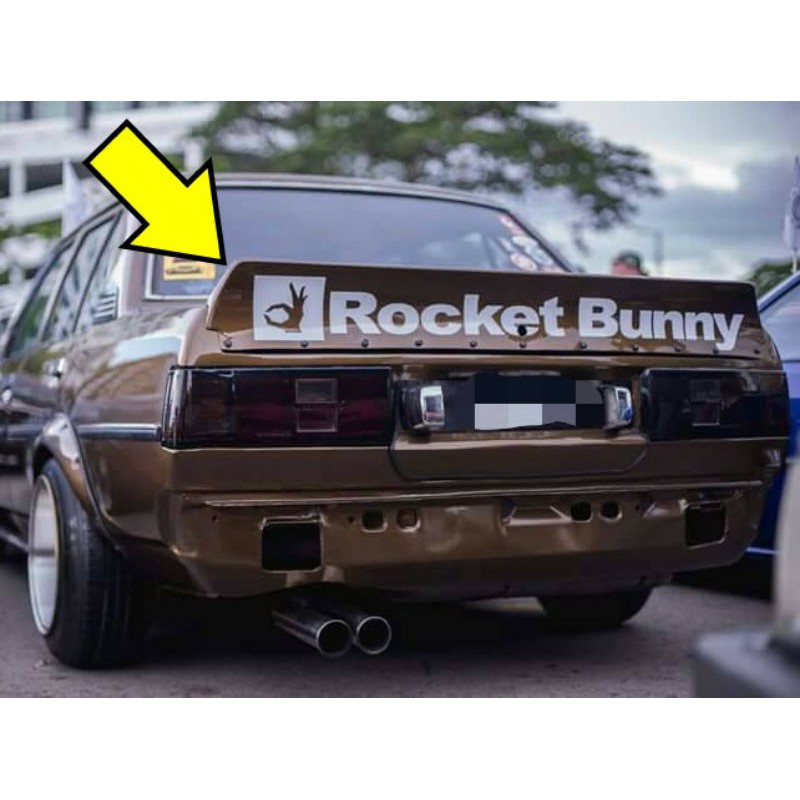KE70 GL spoiler /ke30 (Rocket bunny) ducktail | Shopee Malaysia