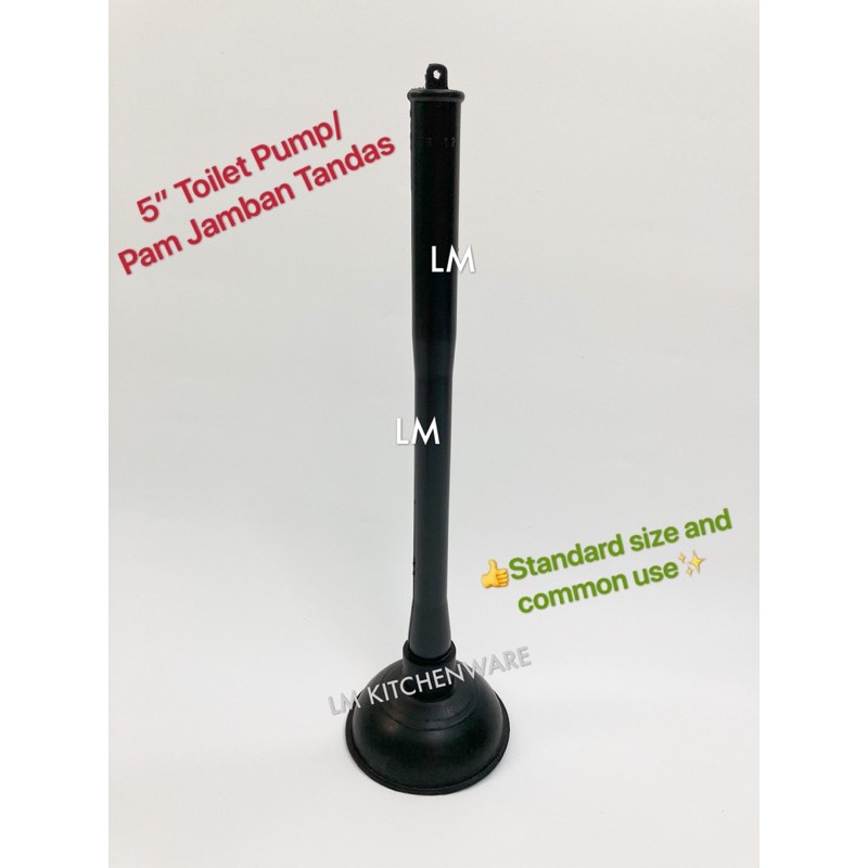 5” TOILET PUMP/ TOILET PLUNGER/TOILET RUBBER SUCTION VACCUM PUMP/PAM ...