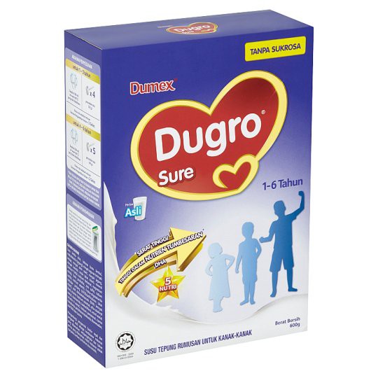 Dugro Sure 1-6 Years 600g | Shopee Malaysia