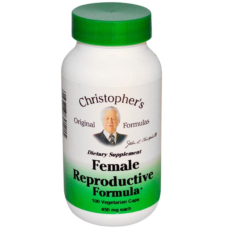 Christopher's Original Formulas, Female Reproductive Formula, 450 mg ...
