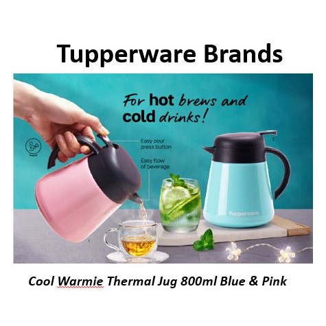 Tupperware Cool Warmie Thermal Jug 800ml with Gift Box ( Blue ) OR ...
