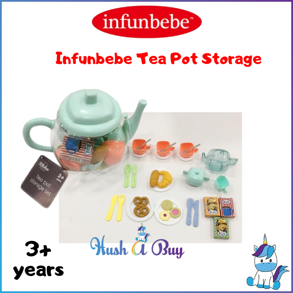 Infunbebe Tea Pot Storage Set - Kitchen Role Play|HUSHABUY | Shopee ...