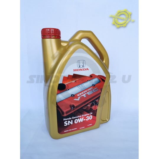 Honda Genuine Engine Oil SN 0W-30 4L | Shopee Malaysia