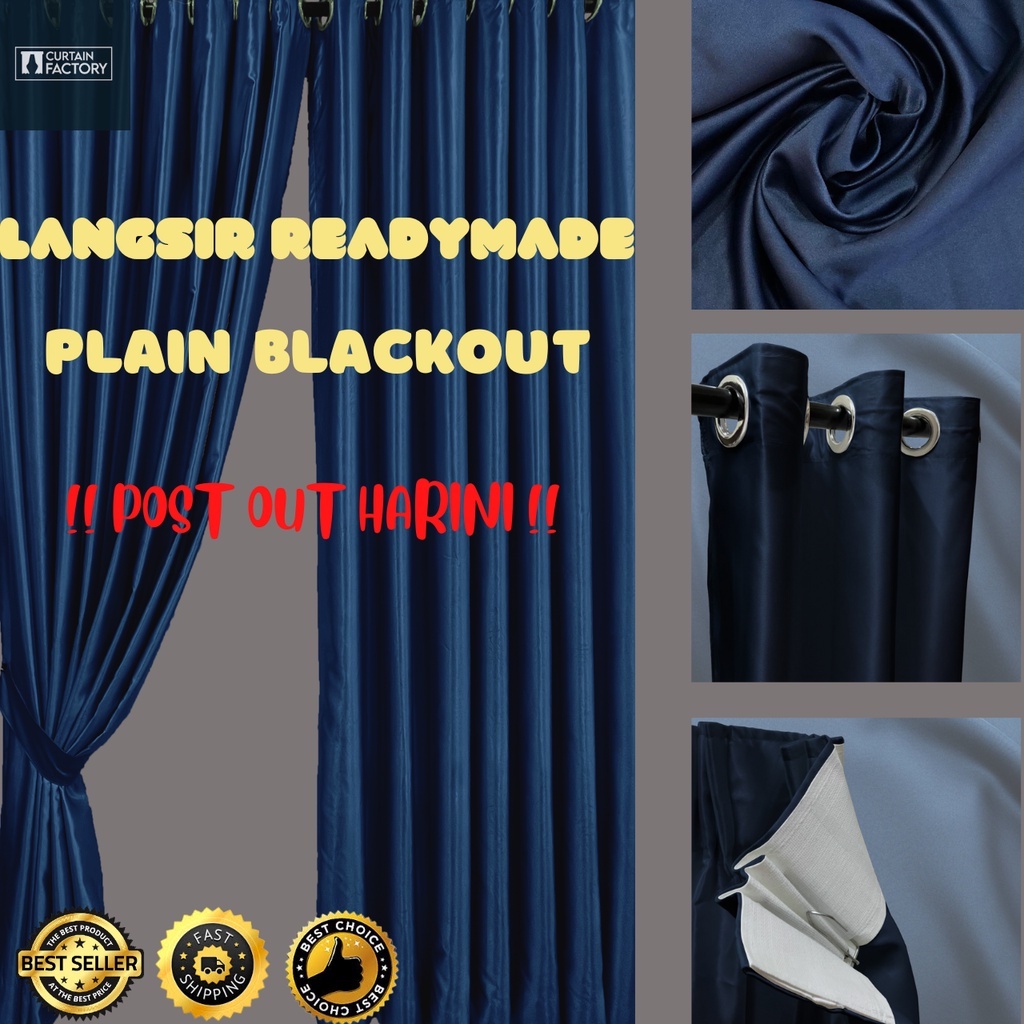 Dark Blue - RIYANA LANGSIR READYMADE UNTUK TINGKAP, PINTU BILIK DAN ...