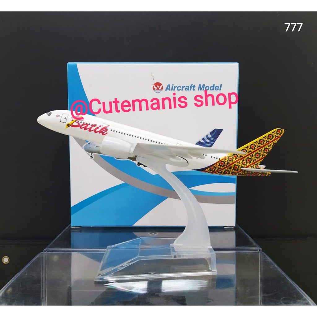 Miniature Diecast Batik Aircraft (777) | Shopee Malaysia