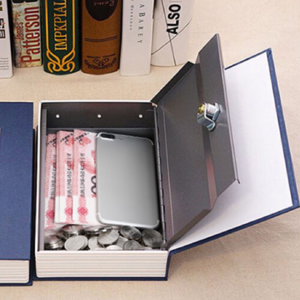 TRENY Anti Thief Metal Diversion Dictionary Book Safe Box Secret Safe ...