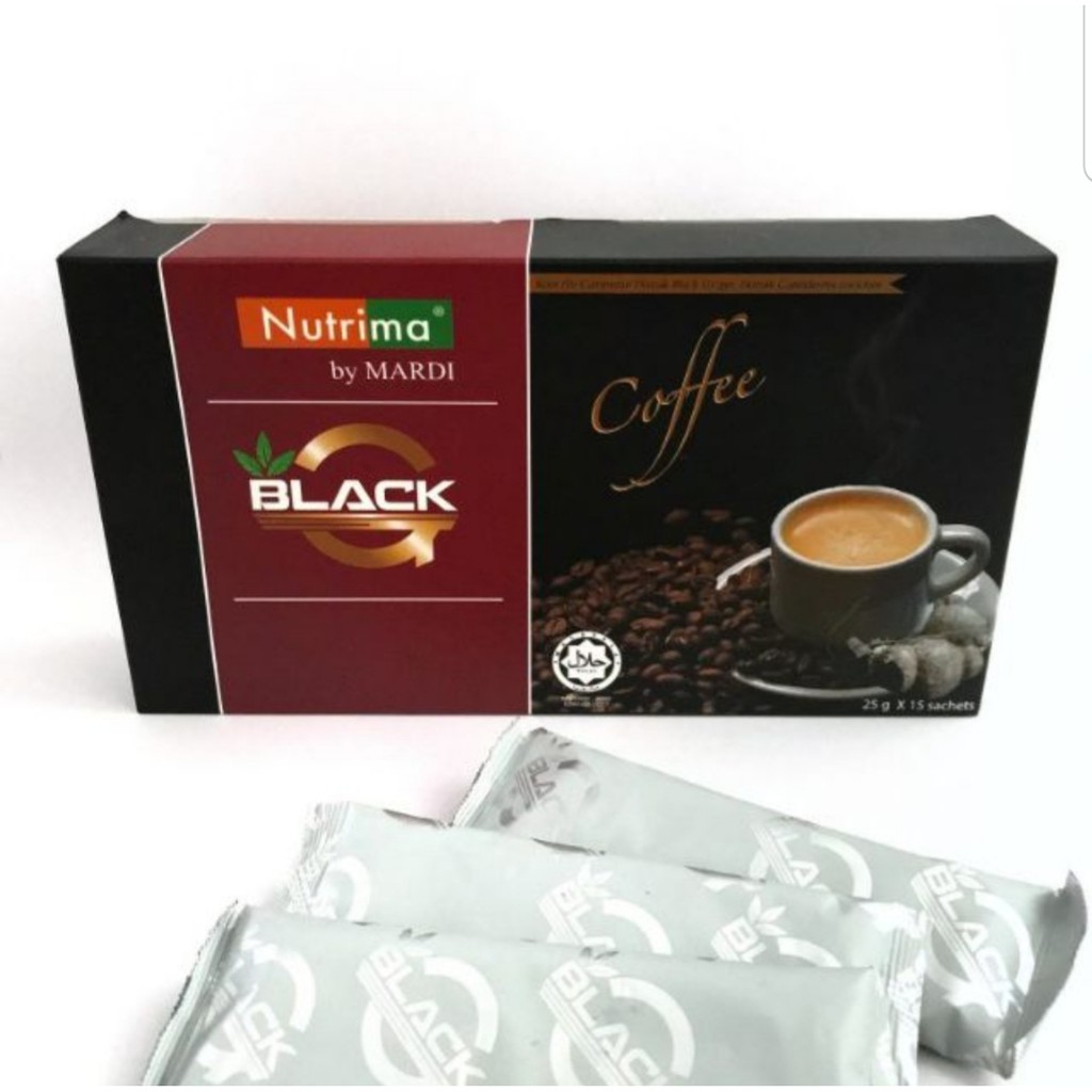 KOPI BLACK G COFFEE Arabica KUNYIT HITAM MARDI - 15 sachets - 100% Pure ...
