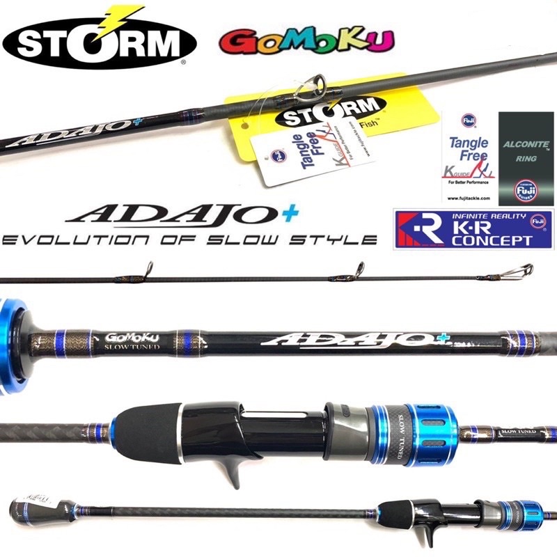 Storm Gomoku Adajo Plus + Slow Jigging Rod | Shopee Malaysia