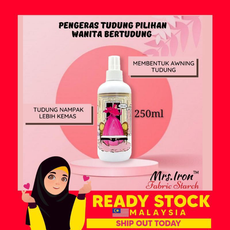 💥ORIGINAL HQ💥 MRS IRON PENGERAS TUDUNG, HIJAB SPRAY | Shopee Malaysia