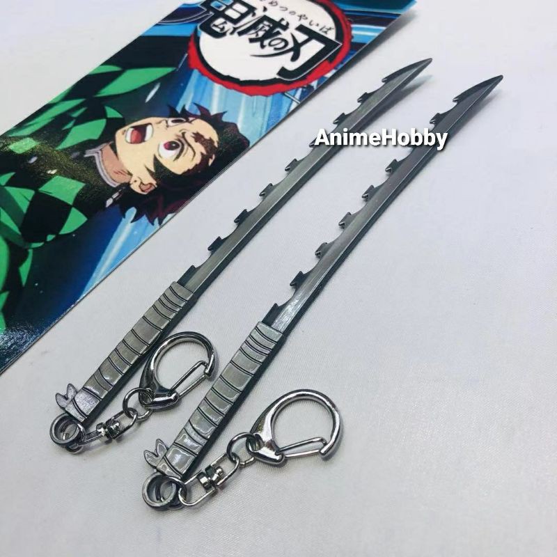 DEMON SLAYER KIMETSU NO YAIBA SWORD KEYCHAIN 15CM ANIME COLLECTION ...