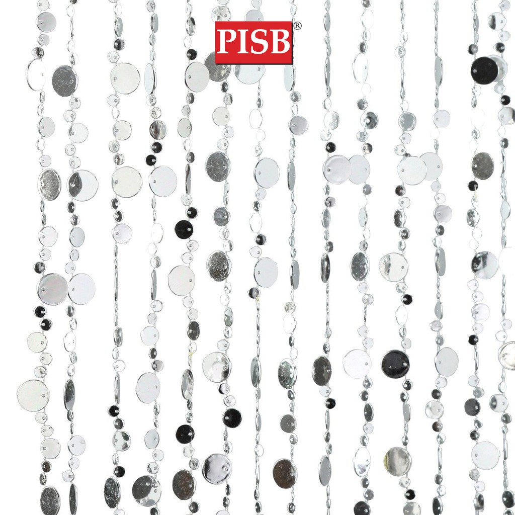 ML1005-00 Silver Bead Chain Curtain Tirai Coin | Shopee Malaysia