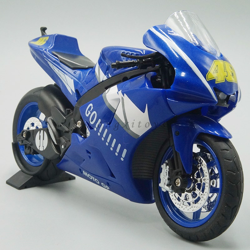 1:12 Diecast Sport Motorcycle Model Toys YZR-M1 Moto GP Replica with ...