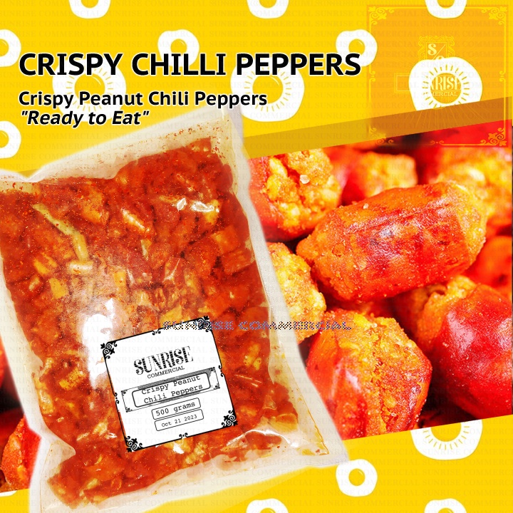Crispy Chili Pepper or Dry Crispy Peanut Chili Peppers 500 grams to Eat ...