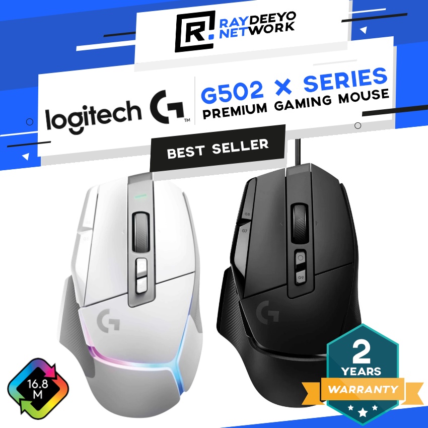 Logitech G502 X PLUS / G502 X Wireless / Wired Gaming Mouse [Lightspeed Wireless/HERO 25K Sensor ...