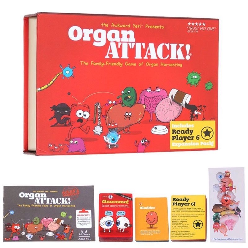 Organ ATTACK! Anti-Human gathering family party cardgames boardgames ...