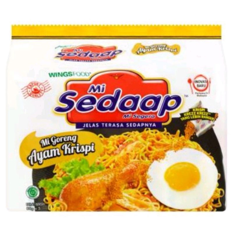Mi Sedap Goreng Ayam Krispi (88g x 5) | Shopee Malaysia
