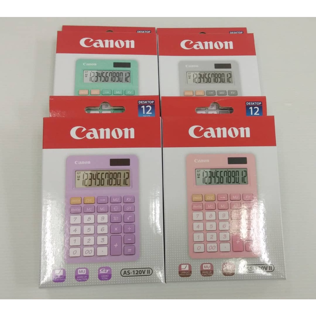 CANON CALCULATOR 12 DIGITS AS-120V II | Shopee Malaysia