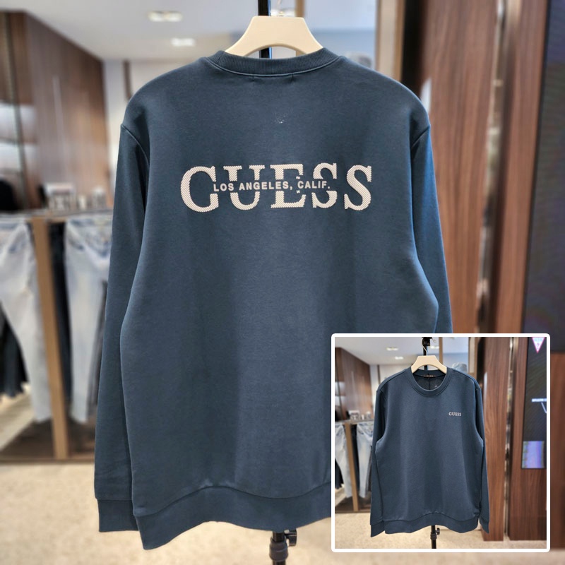 GUESS Sweatshirt Autumn New Style Men Women Letter Triangle Label ...