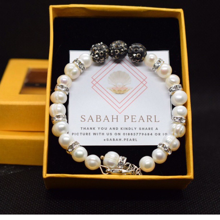 [SABAH.PEARL] GELANG MUTIARA ASLI SABAH ORIGINAL FRESHWATER PEARL ...