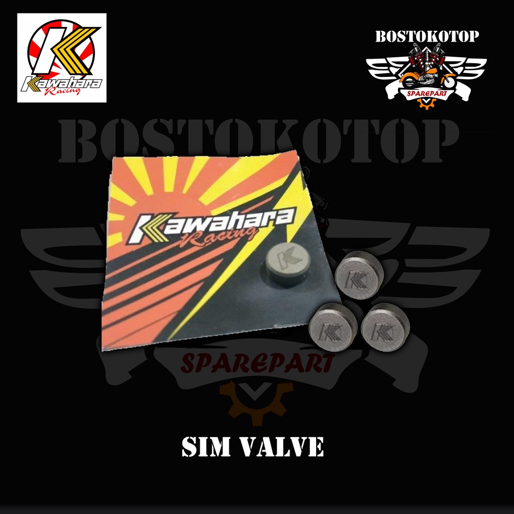 Kawahara Shim Sim Valve Cap Klep Stem 4.5mm 5mm 5.5mm Original (PRICE ...