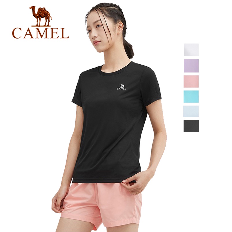 CAMEL women casual breathable running sports T-Shirt | Shopee Malaysia