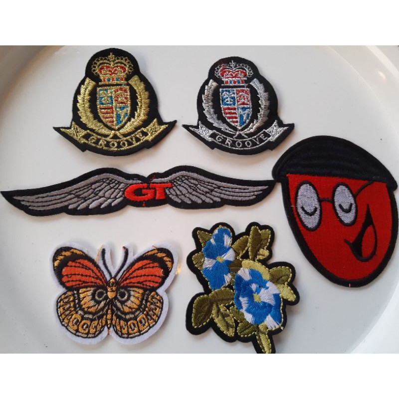 Embroidered Patch Iron on Patches,Sticker Baju | Shopee Malaysia