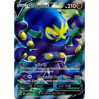 Pokémon TCG Card Champion’s Path Grapploct V 072/073 Full Art | Shopee ...