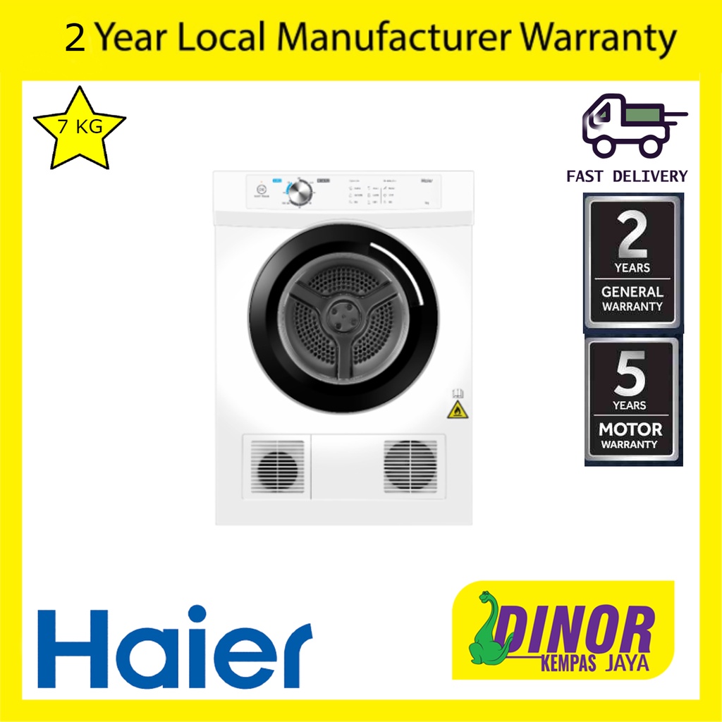 Haier Vented Dryer (7kg) HDV70A1/ HDV-70A1 | Shopee Malaysia