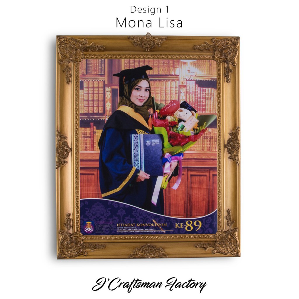 Jcraftman 11R Monalisa Gold Photo Frame - Graduation | Convocation ...