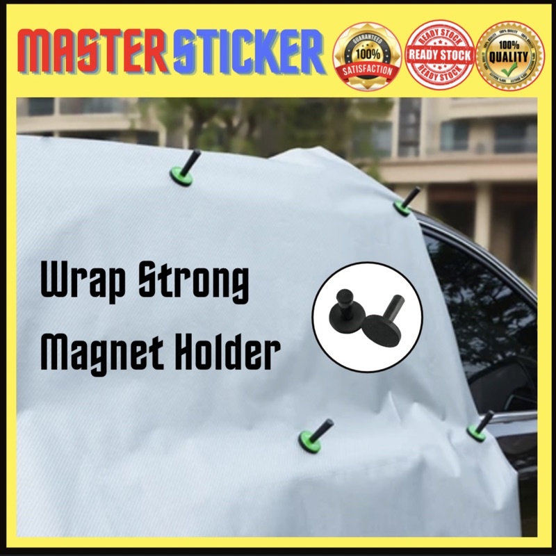 Car Vinyl Film Wrap Gripper Magnet Holder Fixing Sucker Install White ...