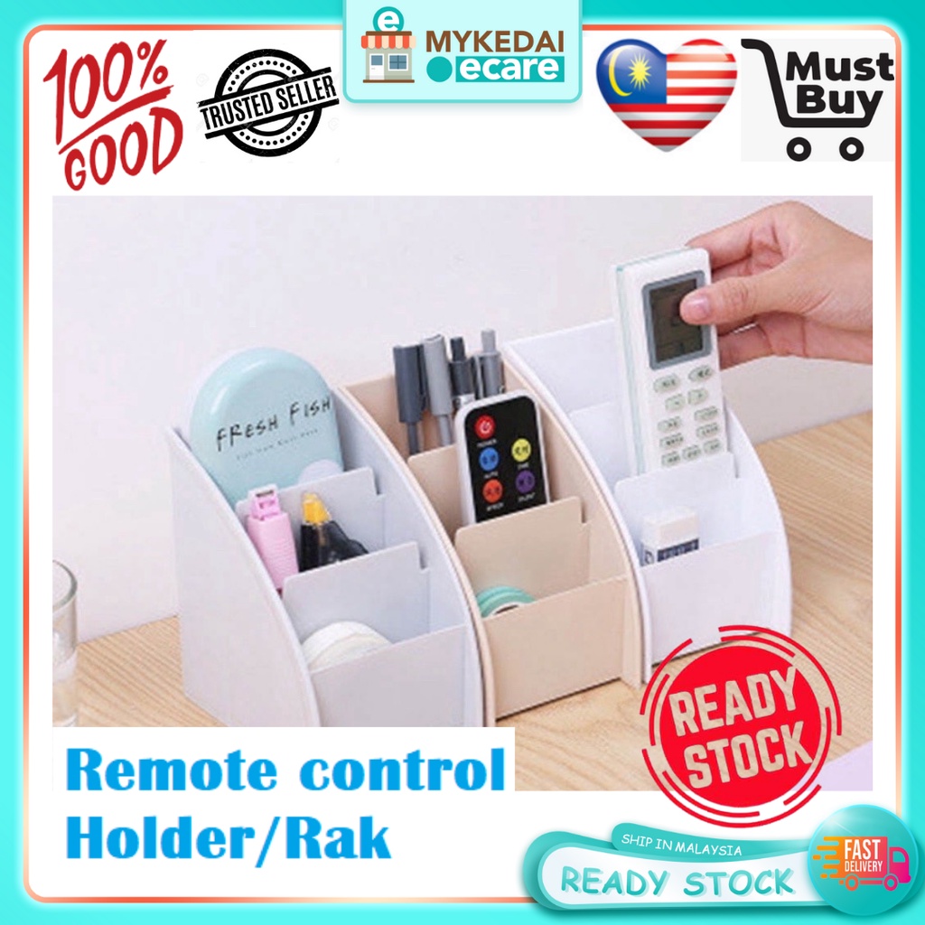 TV Remote Control Rack Holder Storage Box TV remote rak almari kotak ...