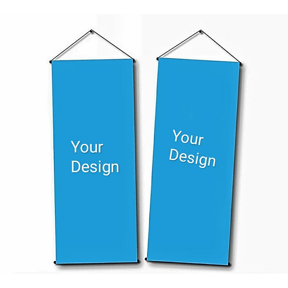 Bunting w PVC pipe 2ft x 6ft (synthetic paper print) including printing ...