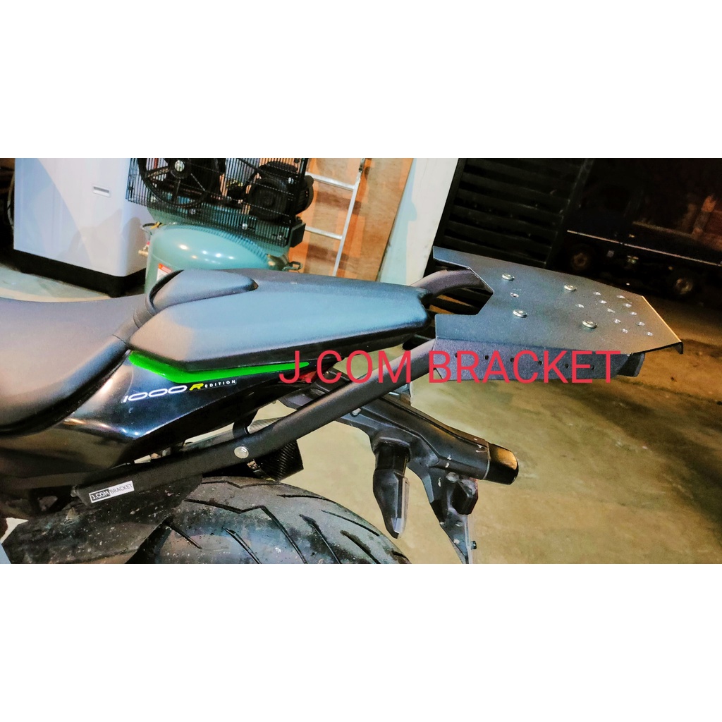 KAWASAKI Z1000 HEAVY DUTY TOP BOX BRACKET (with Black Powder Coated ...