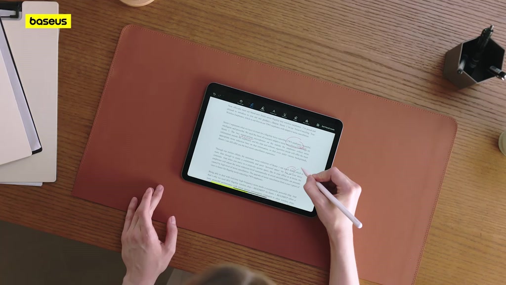 Baseus Wireless Charging Stylus Gen3 with Remote Page-Flipping Palm Rejection Touch Pens with ...