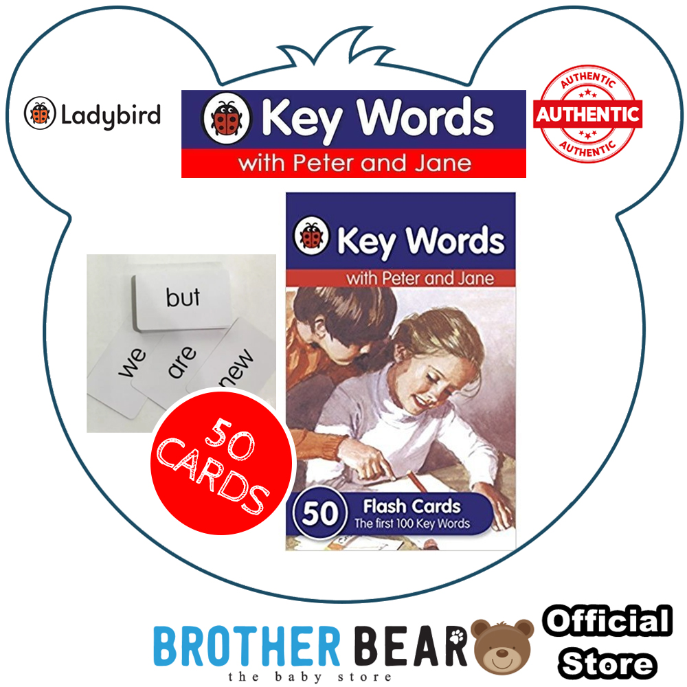 Ladybird Key Words Flash Cards with Peter and Jane (100 Key Words ...