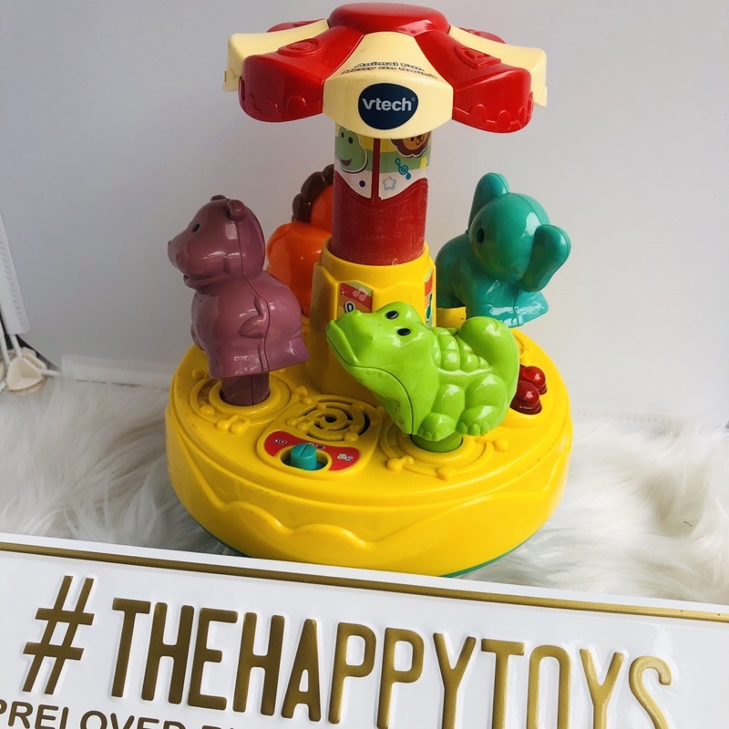 Vtech Animal Fun Merry Go Round (Preloved, Read Description) | Shopee ...