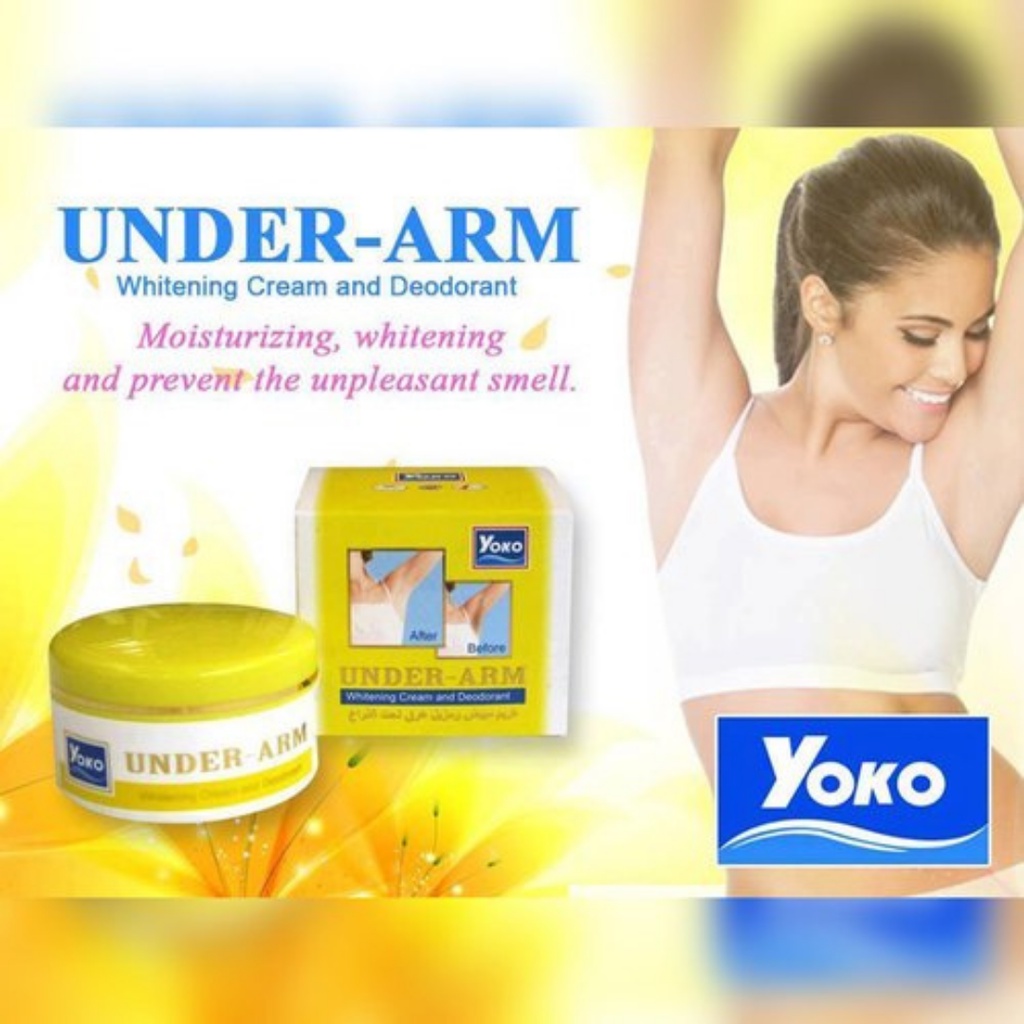 YOKO Under-Arm Whitening Cream & Deodorant 50g | Shopee Malaysia